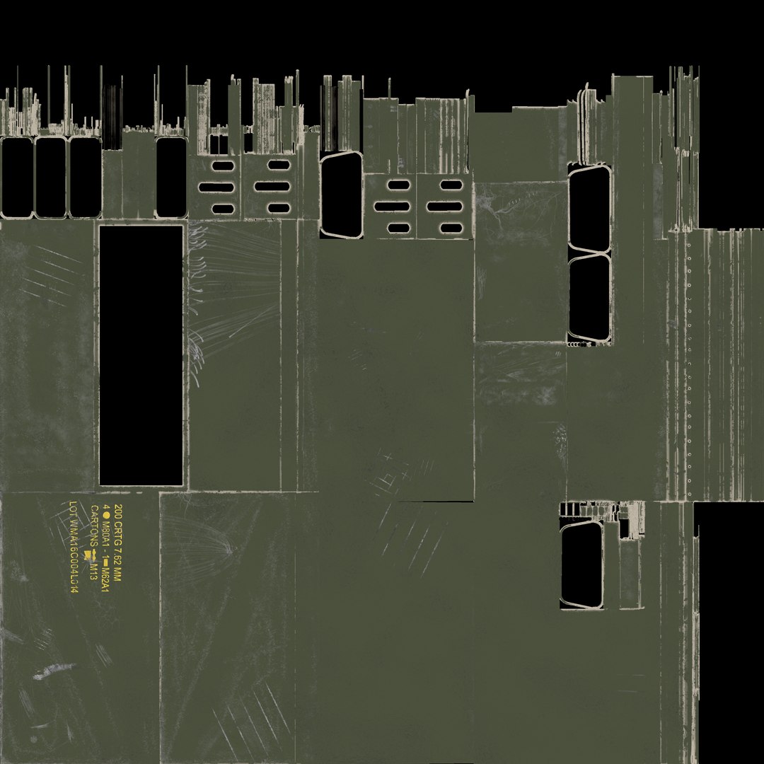 3D Realistic Ammo Box Damaged-Rusty - TurboSquid 2055099