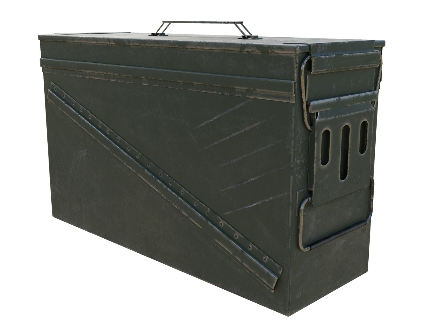3D Realistic Ammo Box Damaged-Rusty - TurboSquid 2055099