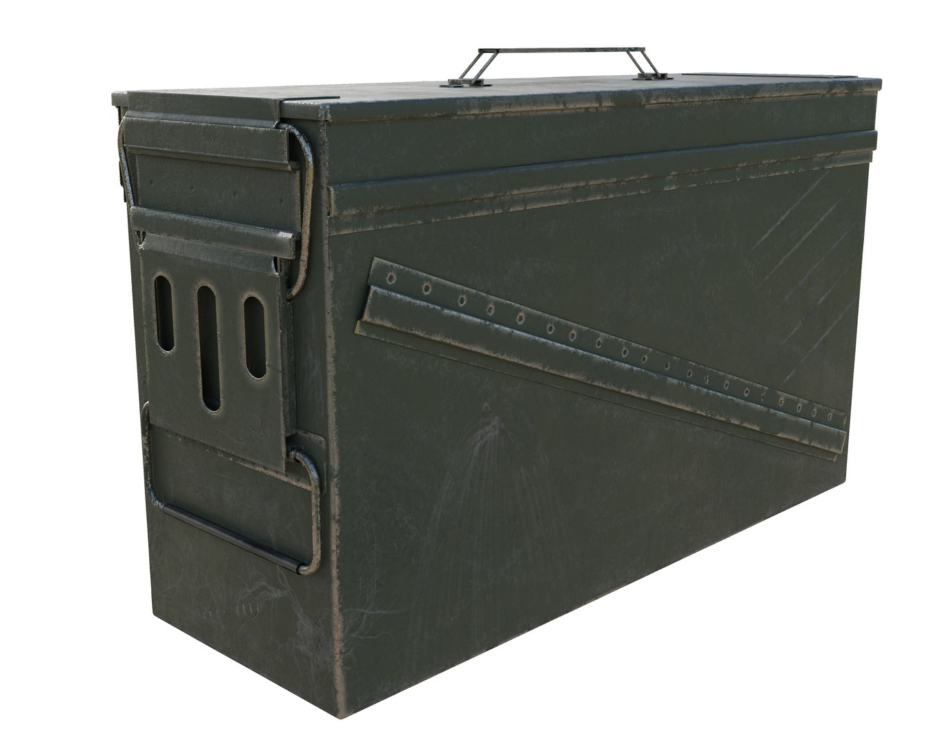 3D Realistic Ammo Box Damaged-Rusty - TurboSquid 2055099