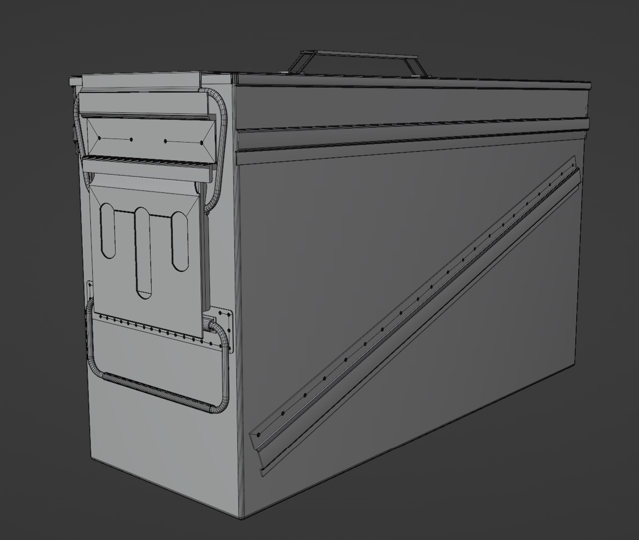 3D Realistic Ammo Box Damaged-Rusty - TurboSquid 2055099