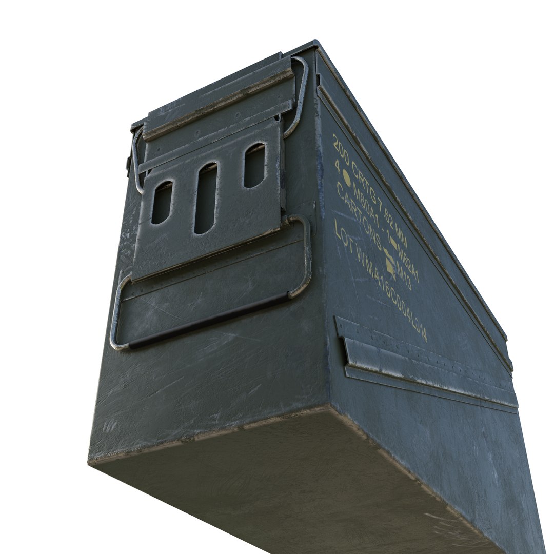 3D Realistic Ammo Box Damaged-Rusty - TurboSquid 2055099