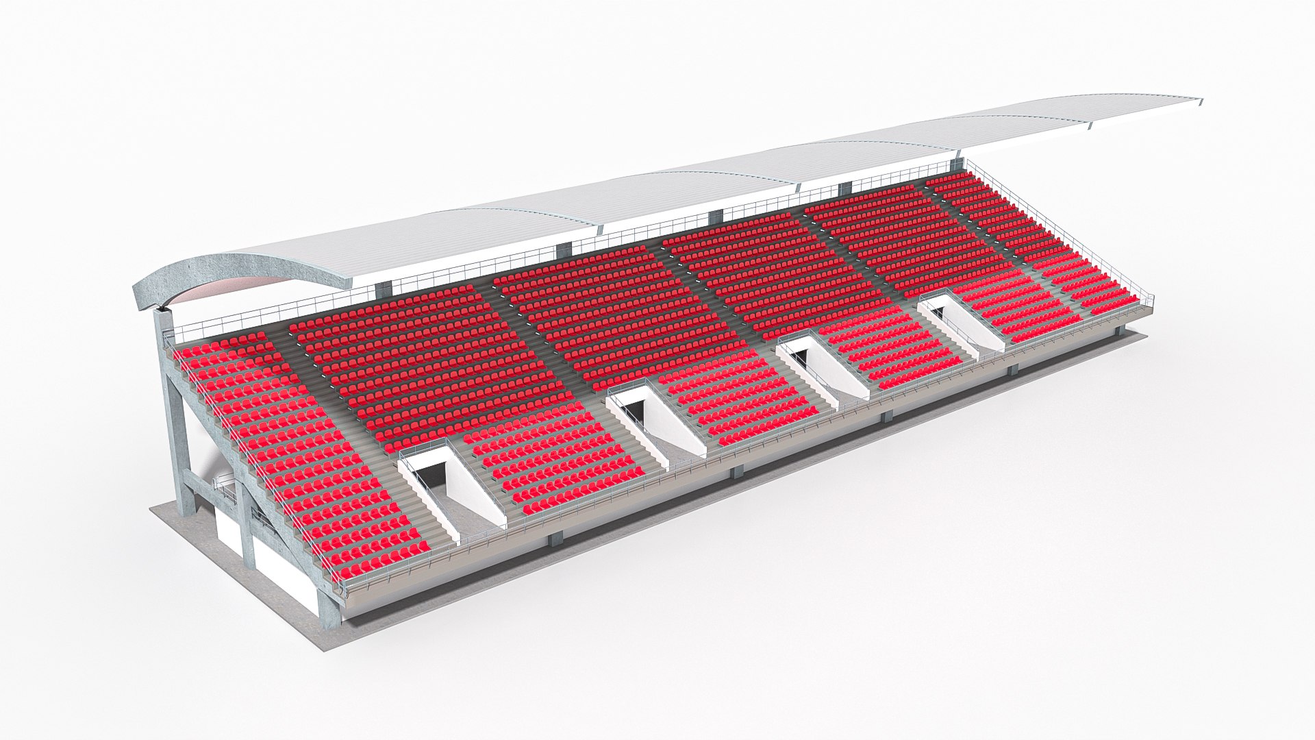Grandstand Collection 01 3D Model - TurboSquid 2322419