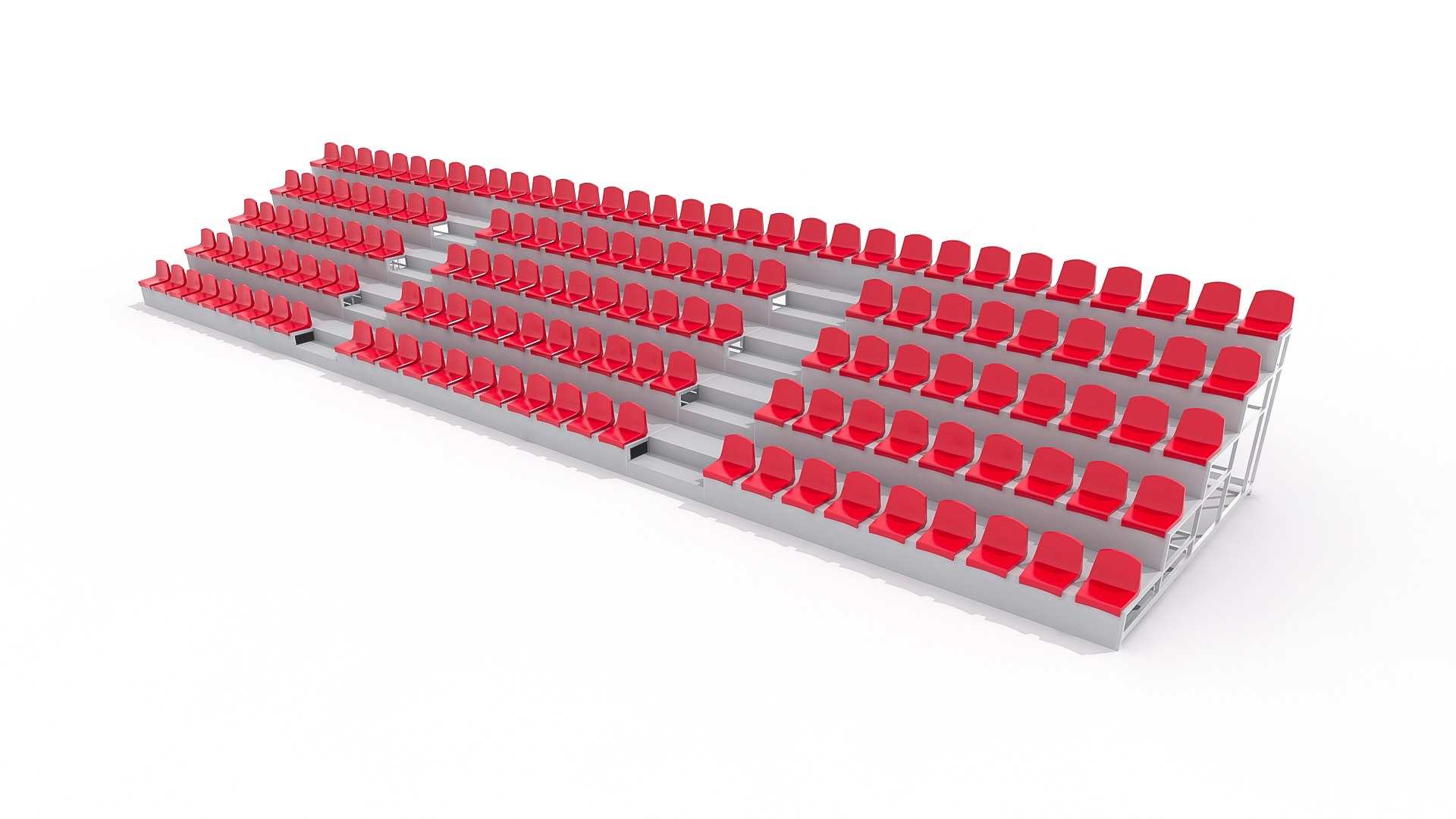 Grandstand Collection 01 3D Model - TurboSquid 2322419