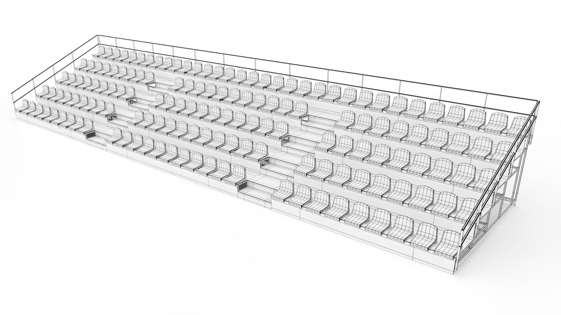 Grandstand Collection 01 3D Model - TurboSquid 2322419