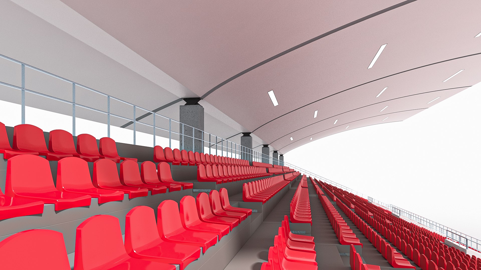 Grandstand Collection 01 3D Model - TurboSquid 2322419