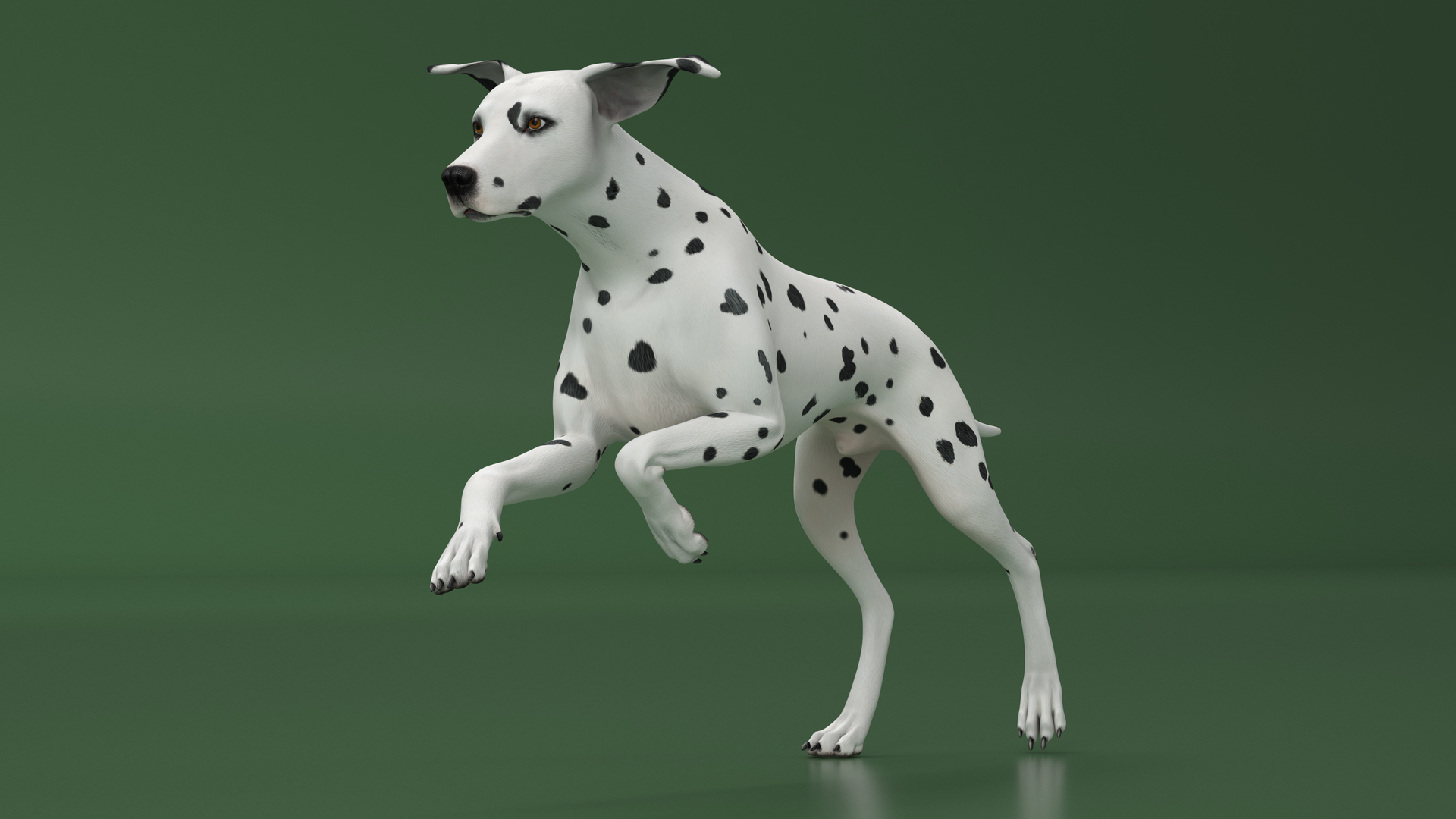 modelo 3d Perro dálmata corriendo - TurboSquid 2230650