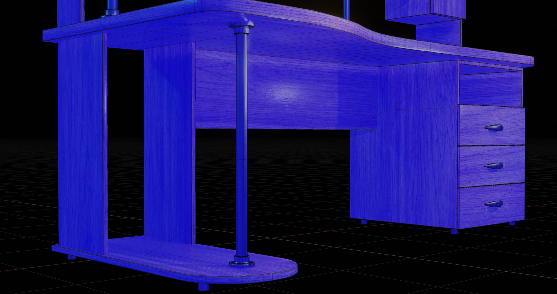 3D Model Computer Desk - TurboSquid 2214022