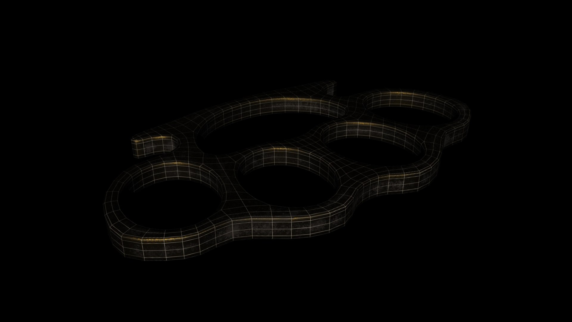 3d Model Brass Knuckles