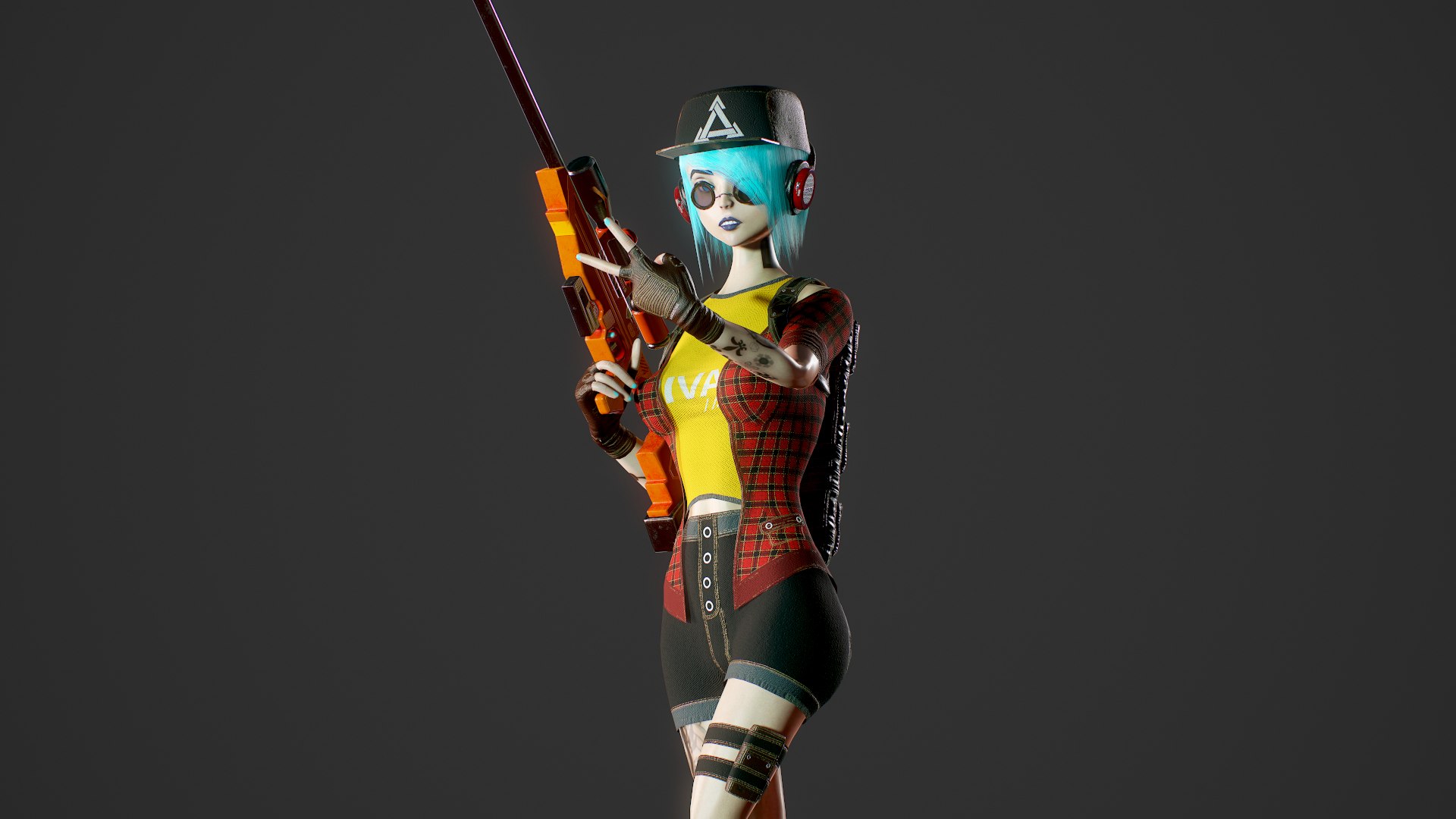 Crazy Girl 2 3D - TurboSquid 1869351