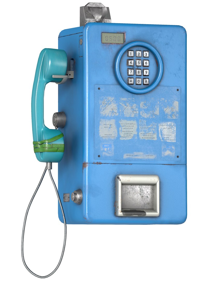 3D Payphone - TurboSquid 2119420