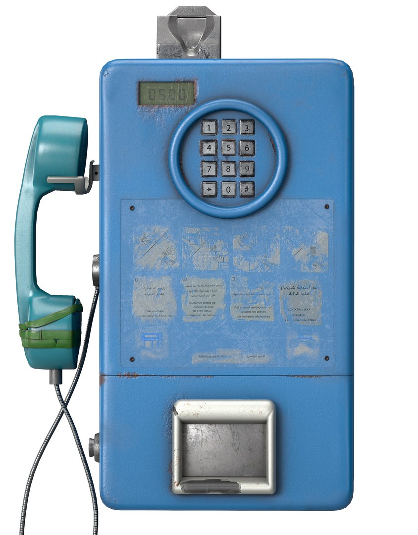 3D Payphone - TurboSquid 2119420