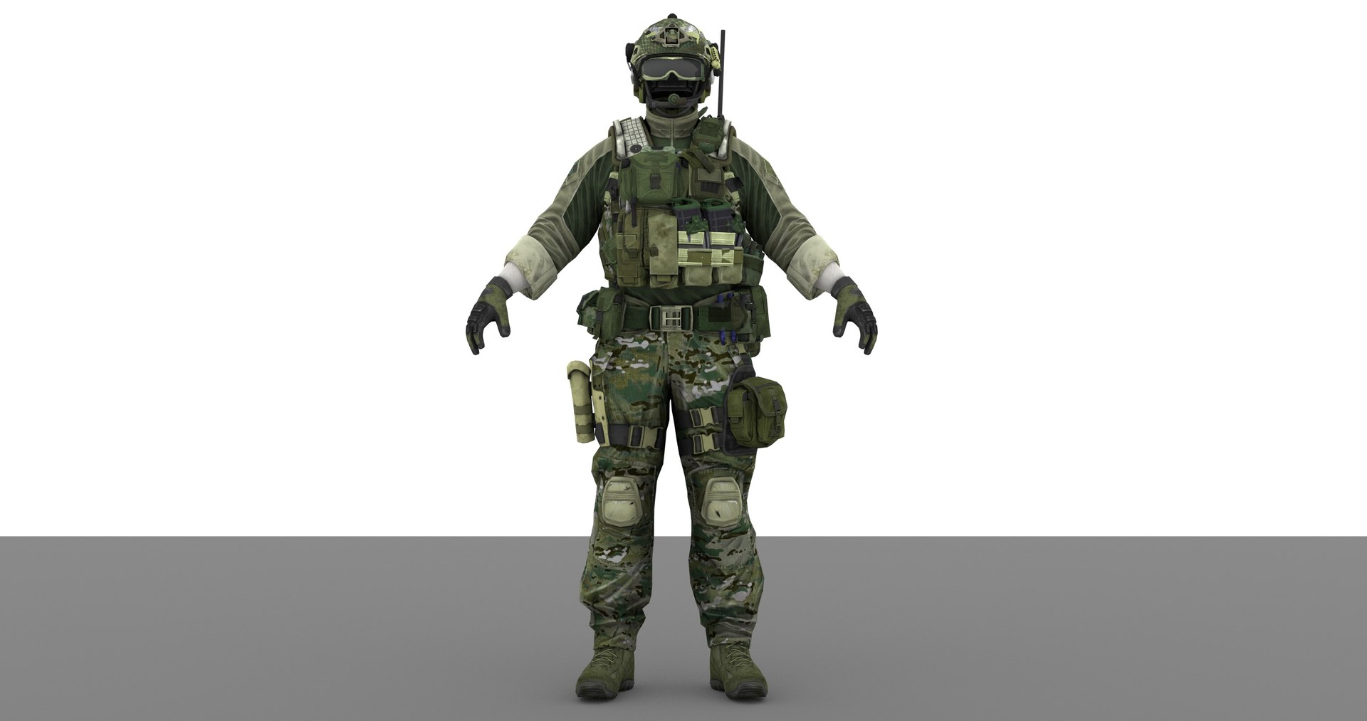 Military Rifleman Uniform Model - TurboSquid 2115641