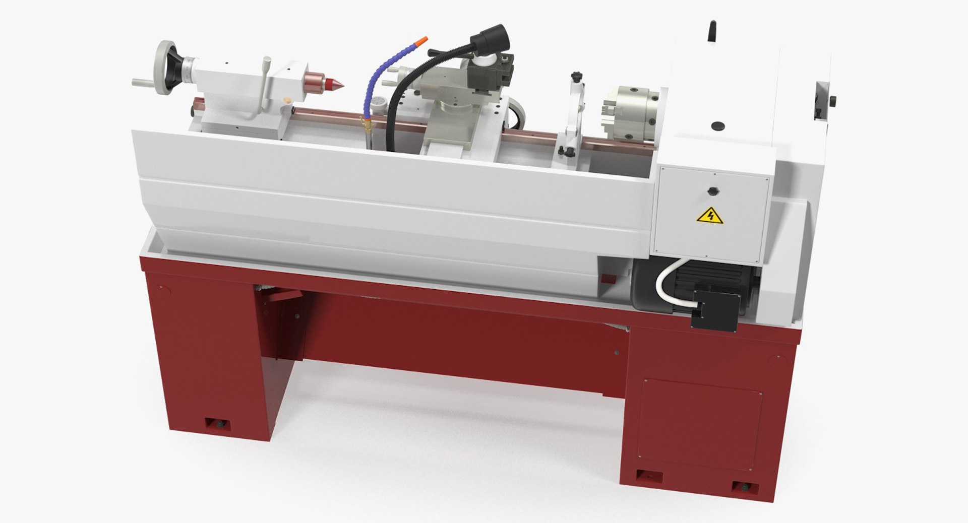 Heavy duty lathe machine 3D model - TurboSquid 1335449