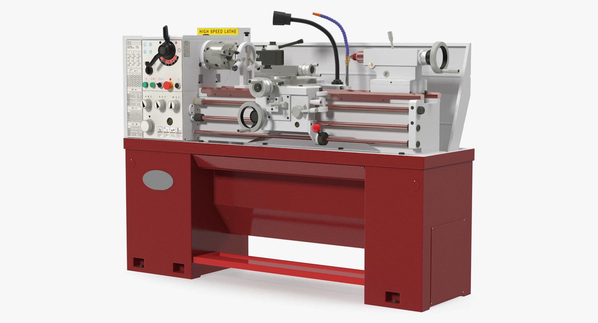 Heavy duty lathe machine 3D model - TurboSquid 1335449