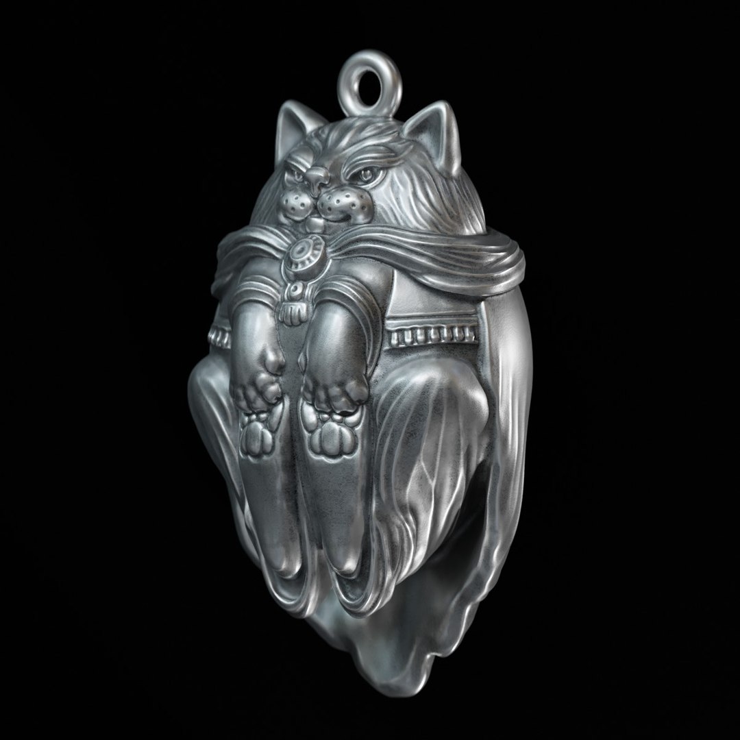 Cat Levitation Pendant 3D Model - TurboSquid 1478530