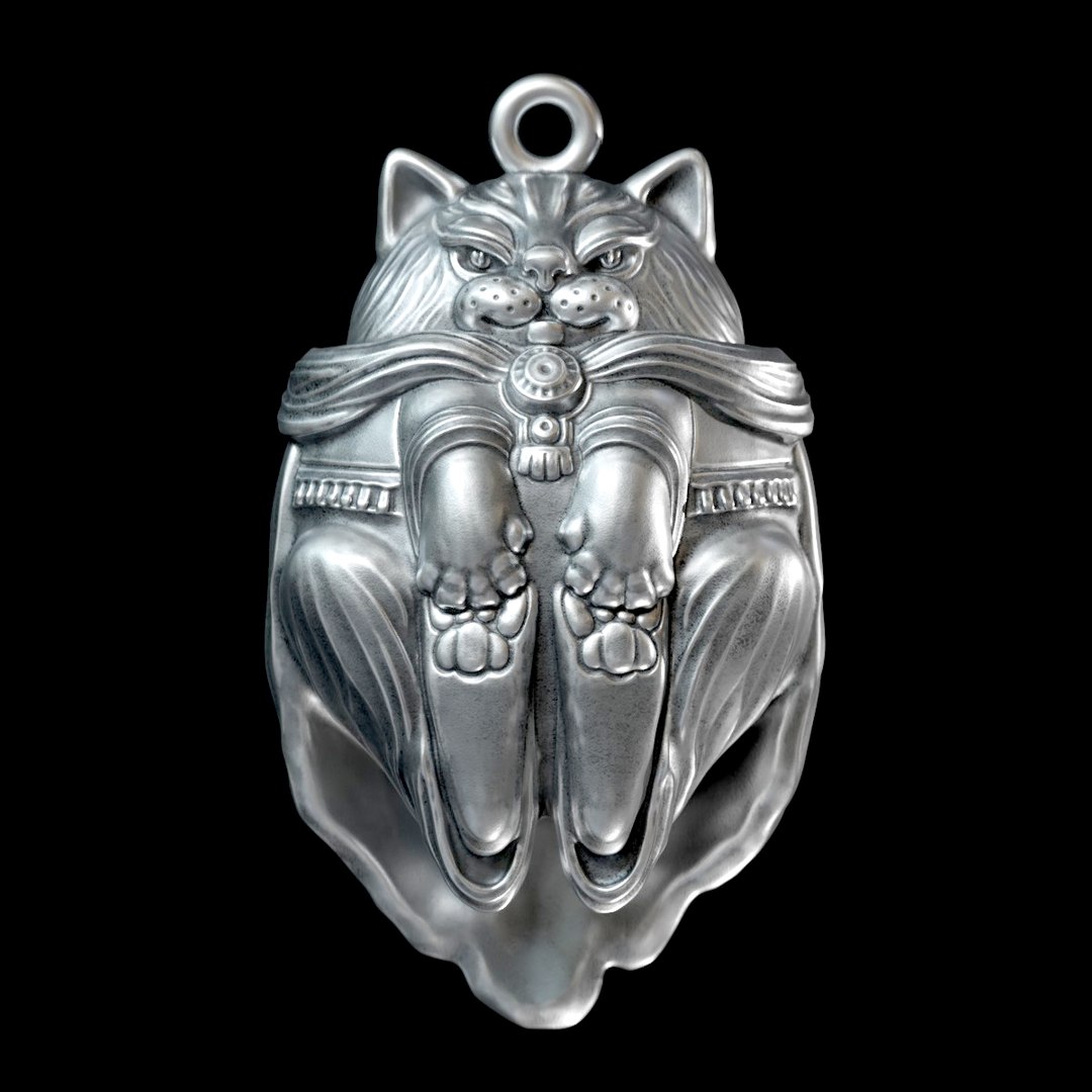 Cat Levitation Pendant 3D Model - TurboSquid 1478530