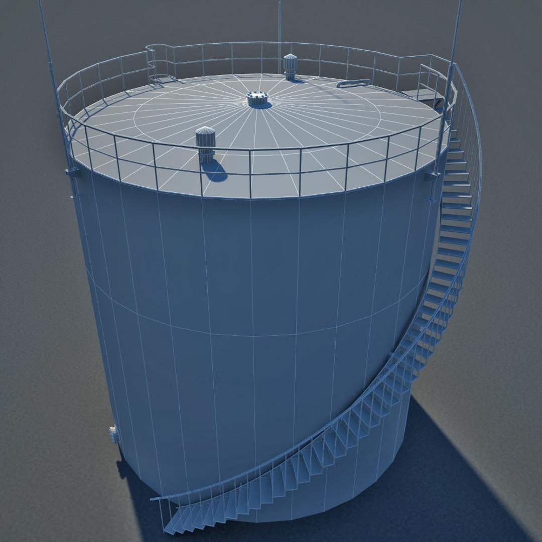 3d model oil tank