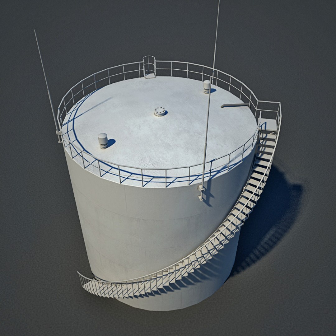 3d model oil tank