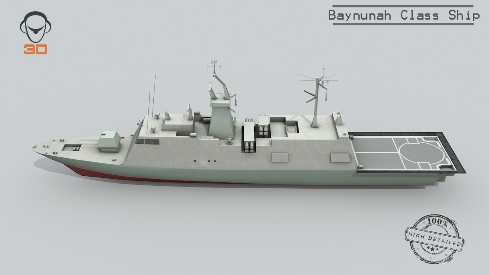 3D Baynunah Class Ship - TurboSquid 1348075