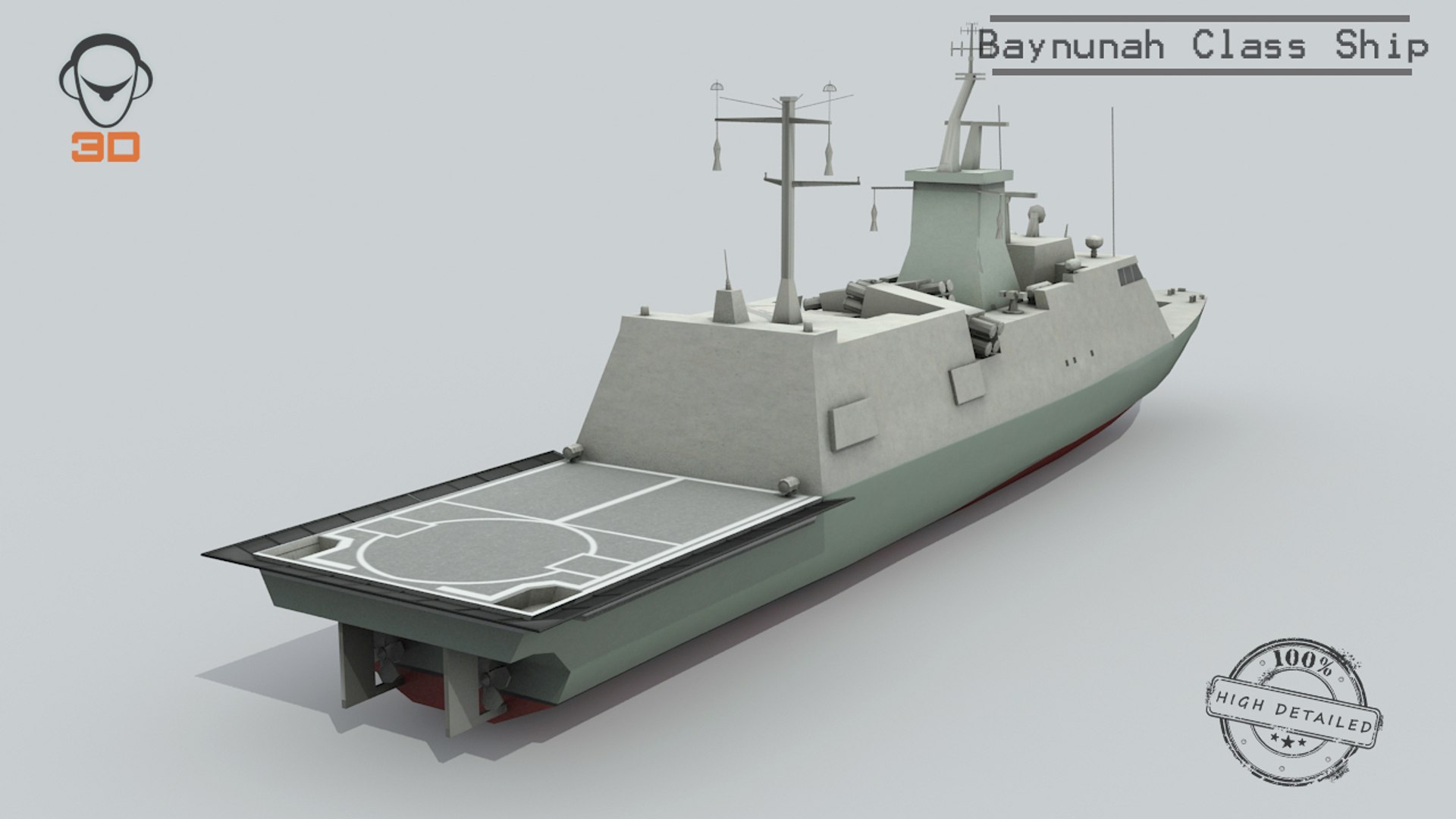 3D Baynunah Class Ship - TurboSquid 1348075