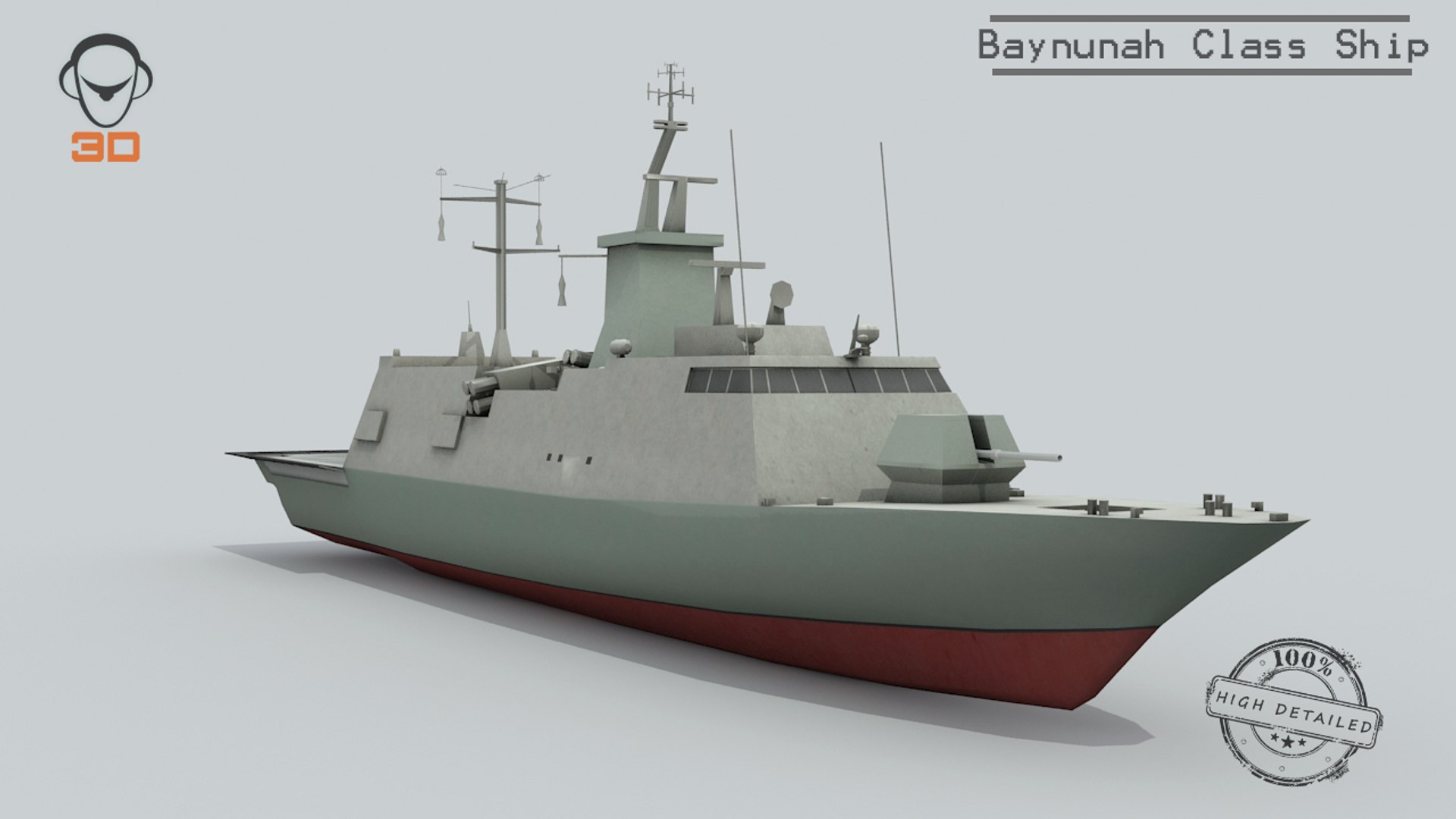 3D Baynunah Class Ship - TurboSquid 1348075