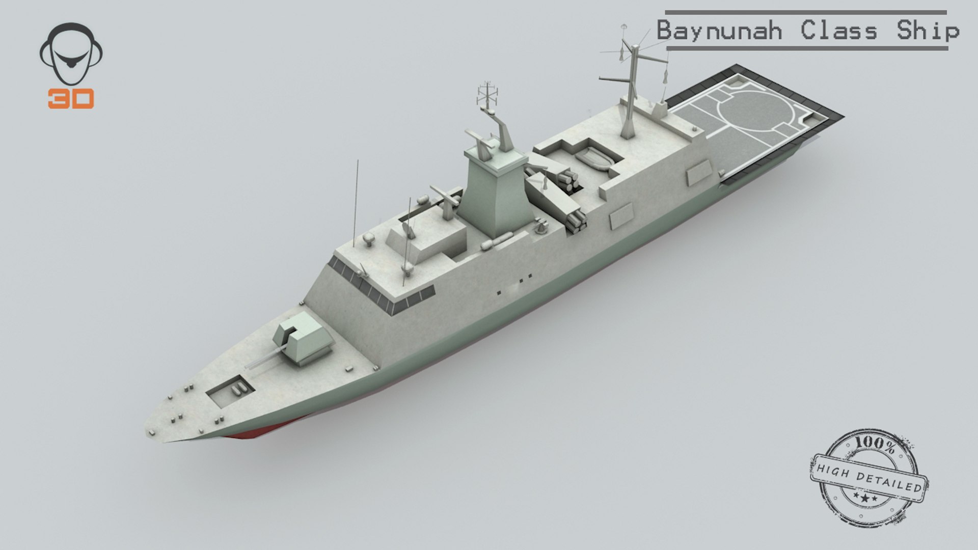 3D Baynunah Class Ship - TurboSquid 1348075