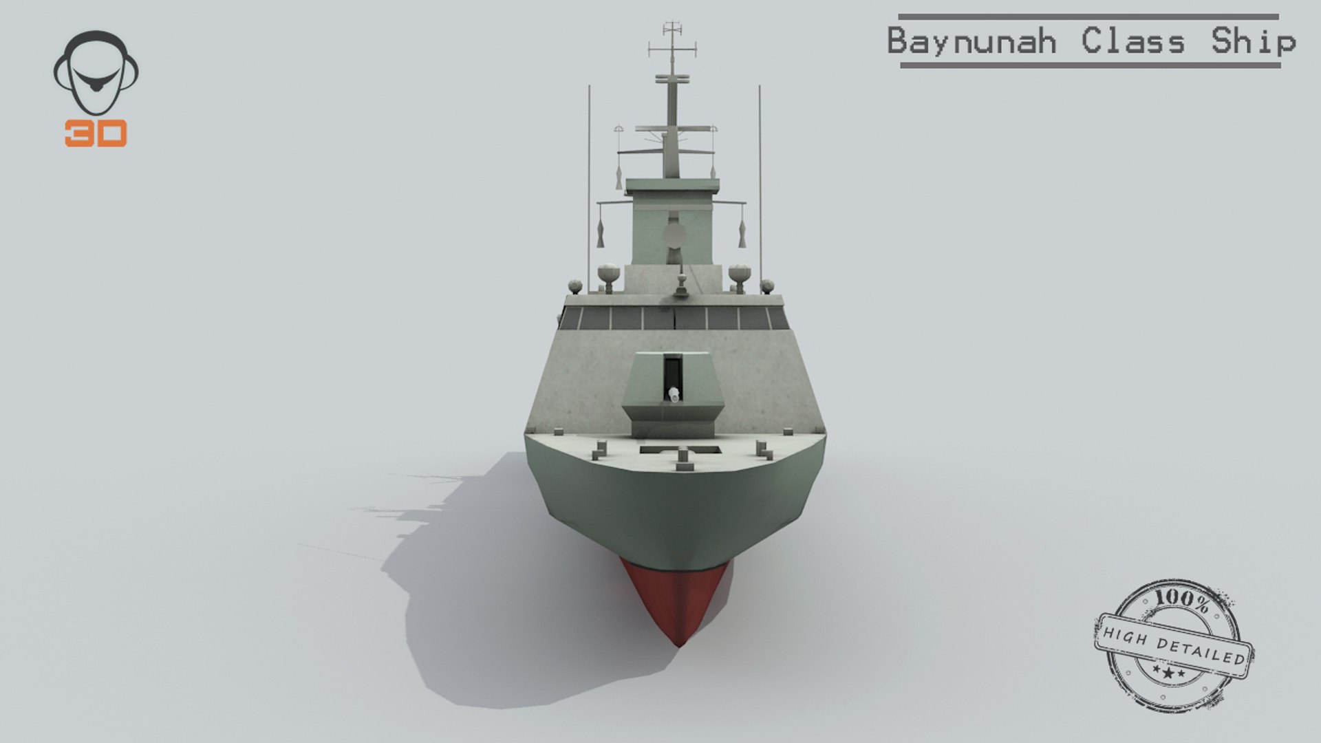 3D Baynunah Class Ship - TurboSquid 1348075