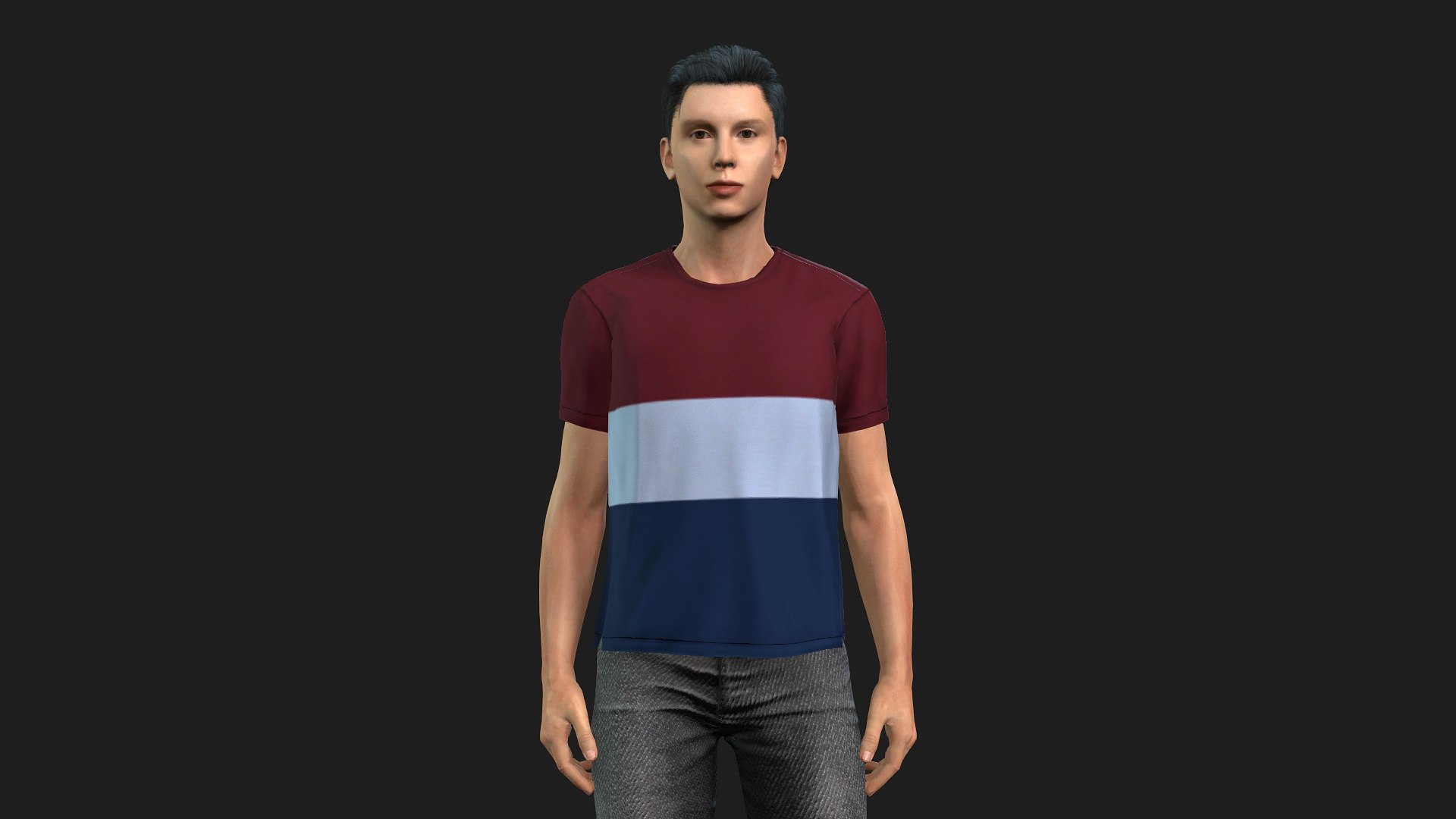 Fully Rigged Male 3D Model Animation And Game-Ready 3D Model ...