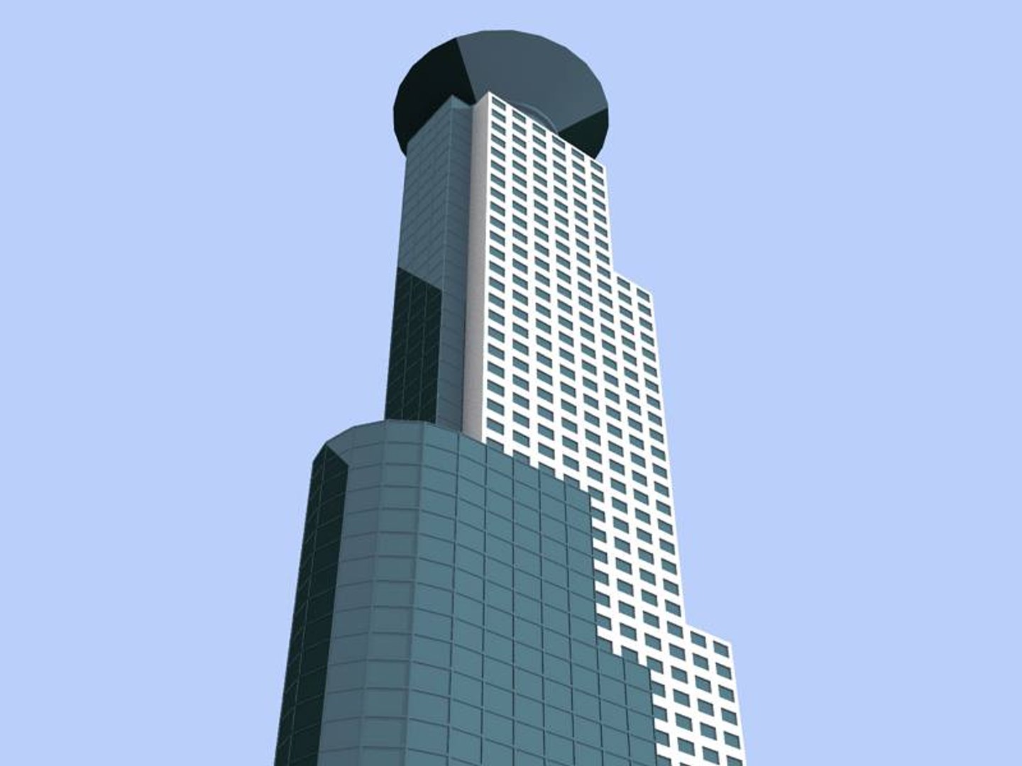 Shanghai Skyscraper 7 Building 3d Model