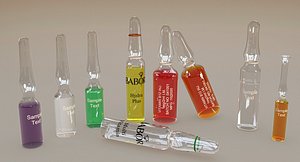 Vials pharmaceutical 3D model - TurboSquid 1423164