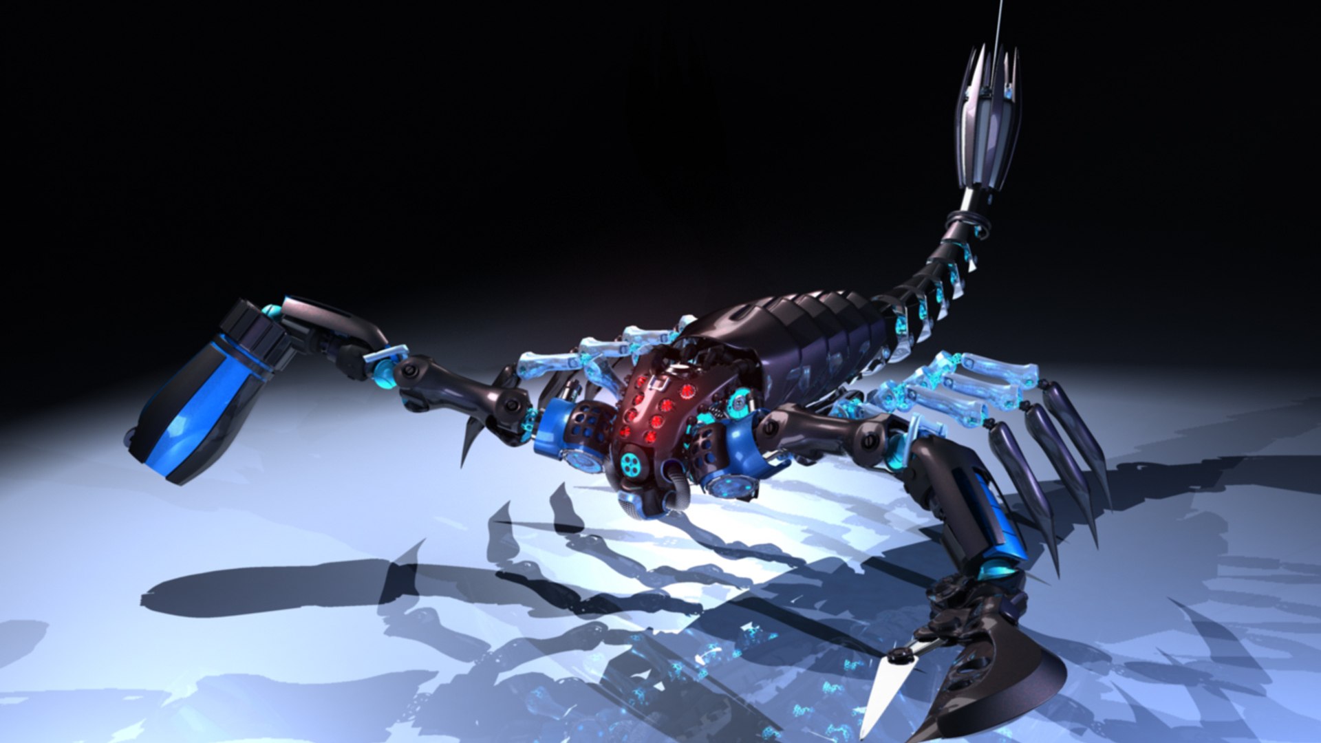 3d Model Mech Scorpion