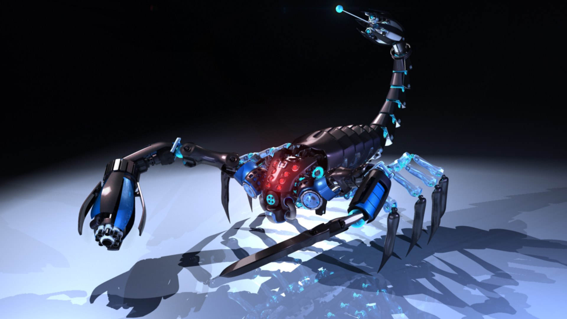 3d Model Mech Scorpion