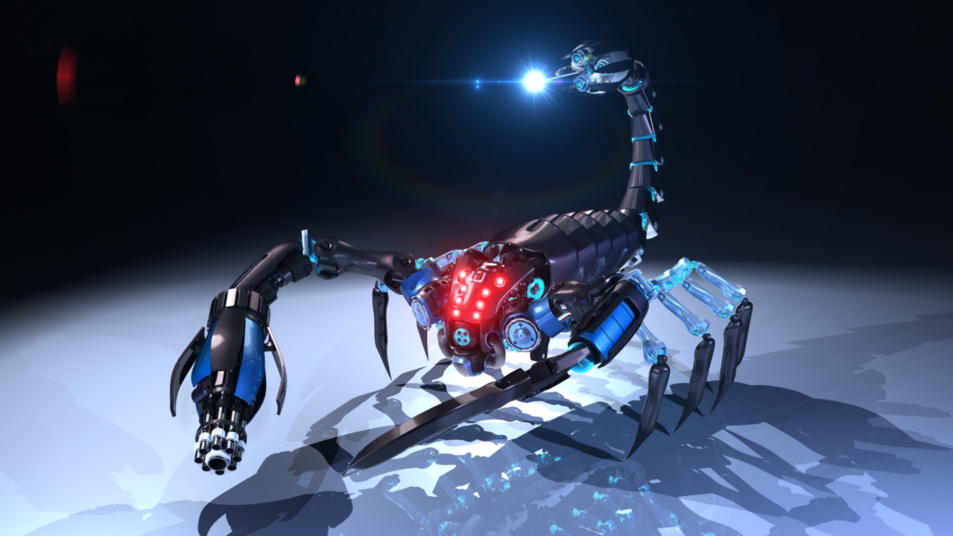 3d Model Mech Scorpion