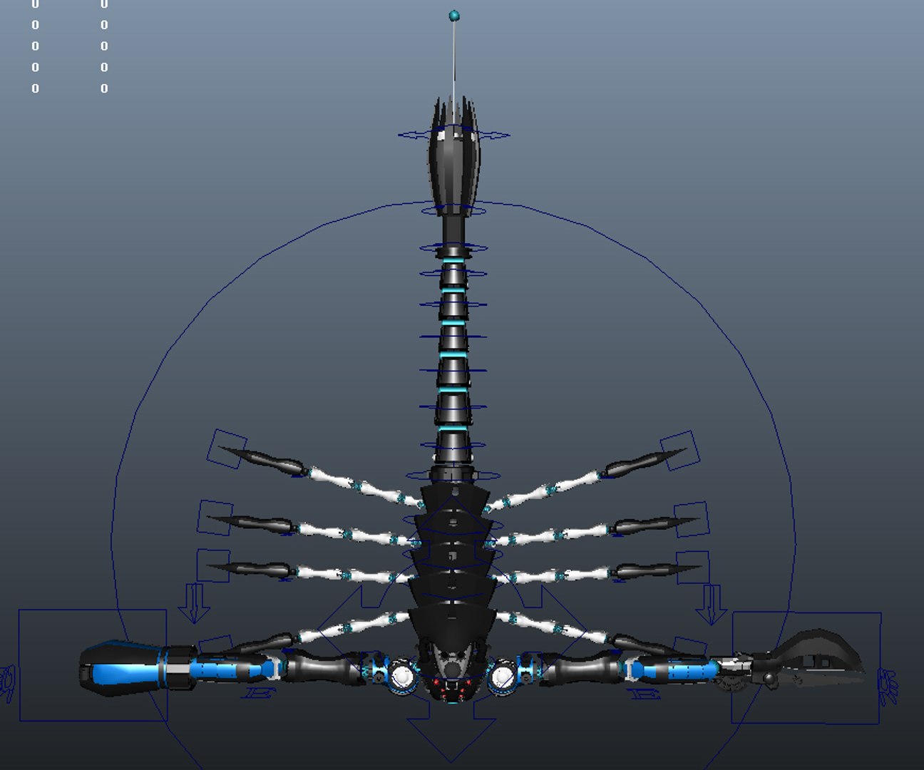 3d Model Mech Scorpion