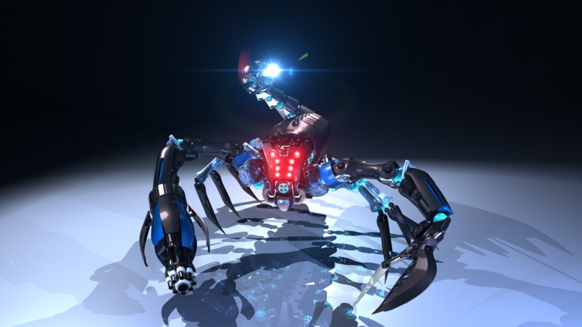 3d Model Mech Scorpion