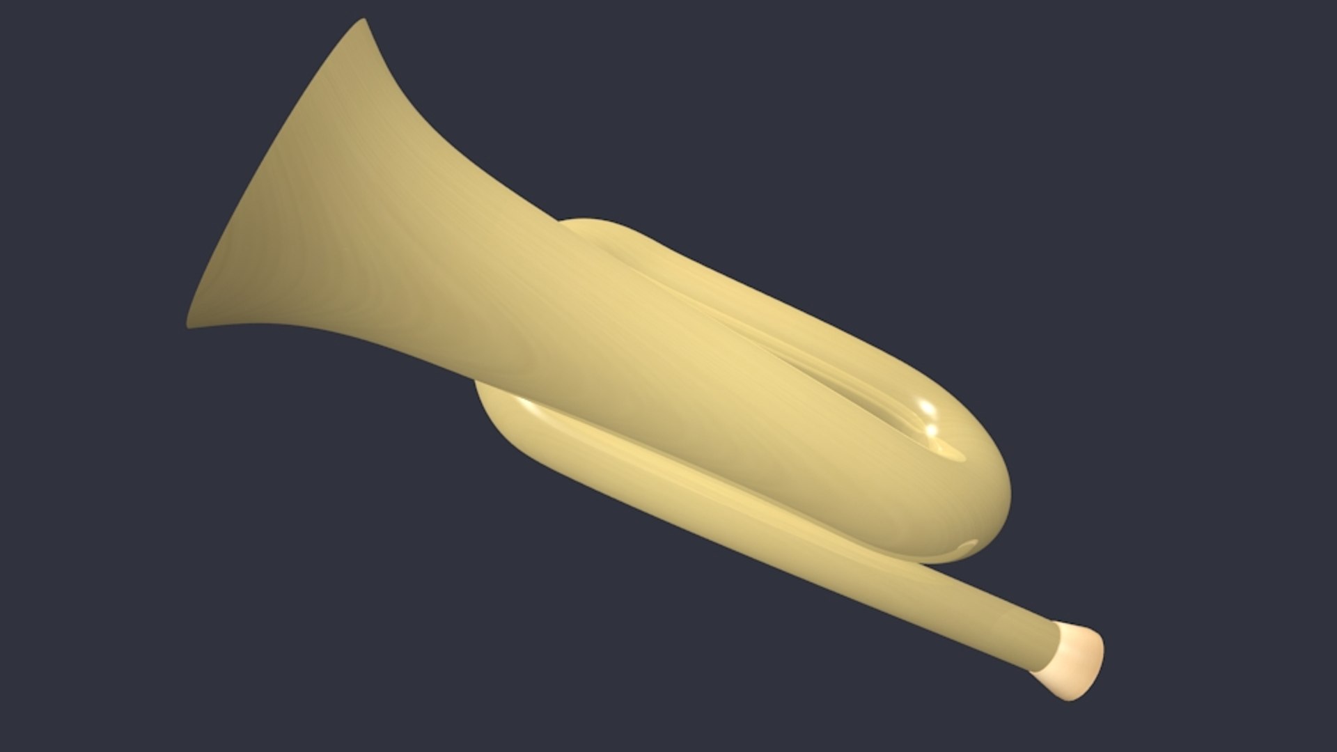 Bugle 3D Model - TurboSquid 1232707