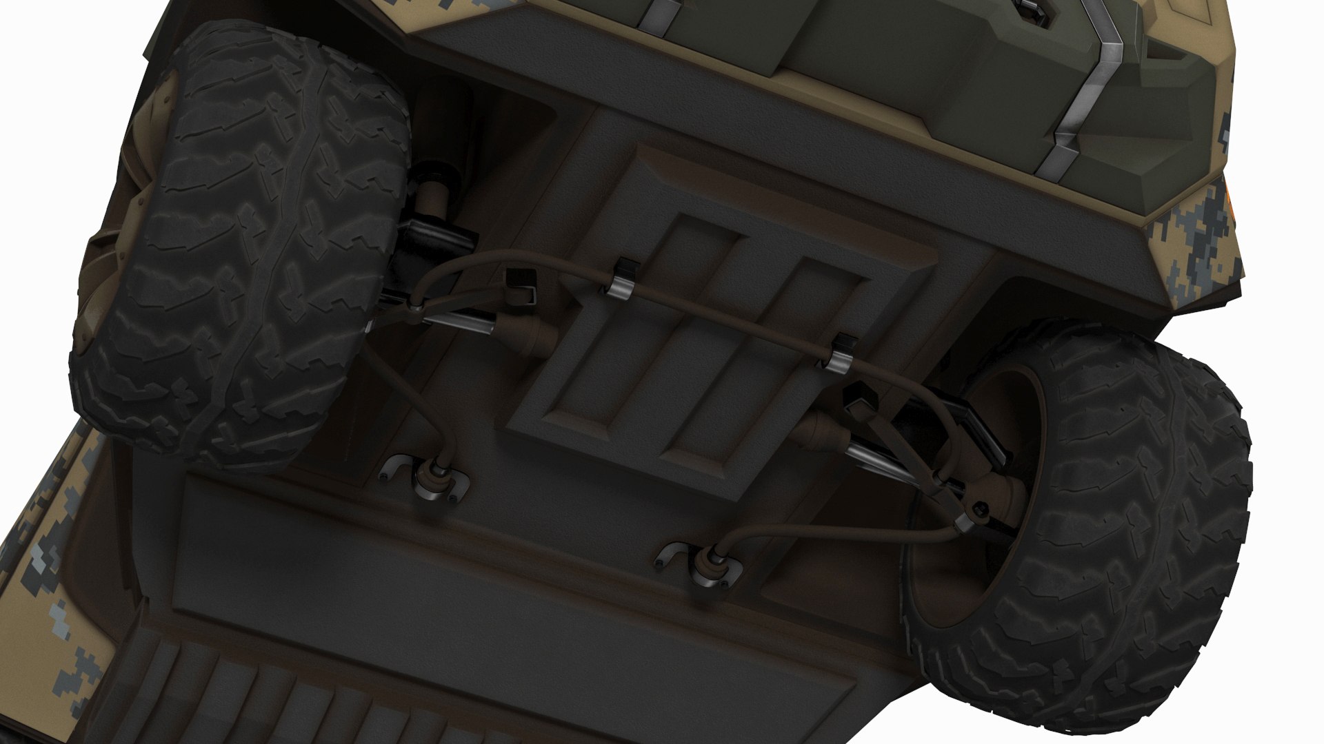 3D Futuristic Armored Military Car Model - TurboSquid 2203521