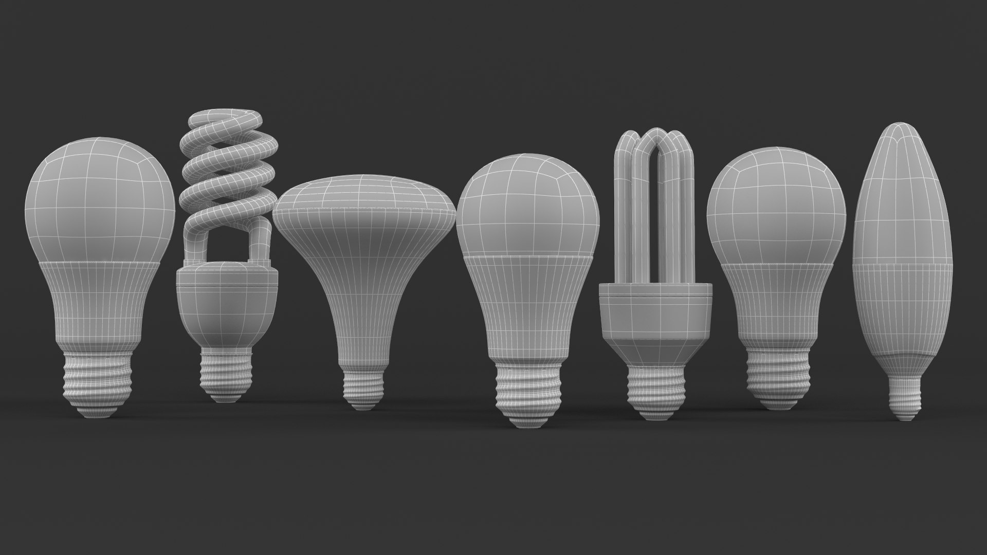 3D Bulb Collection Model - TurboSquid 1825856