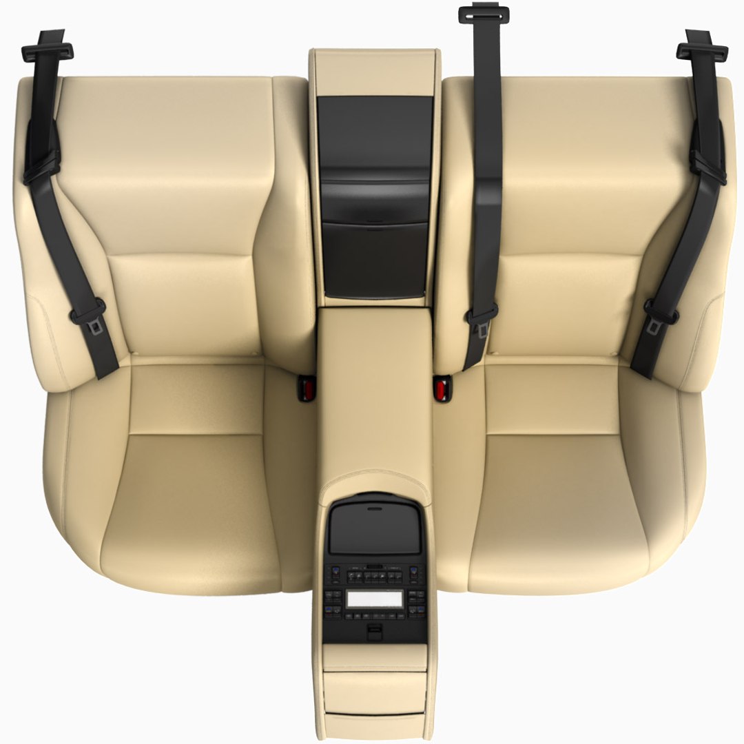 3d Model Car Seat Rear