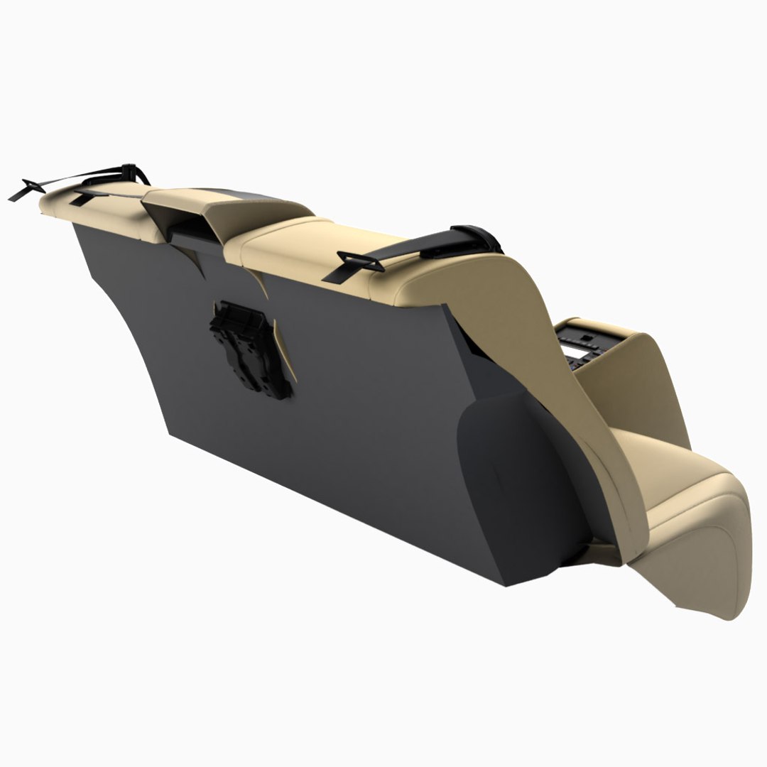 3d Model Car Seat Rear