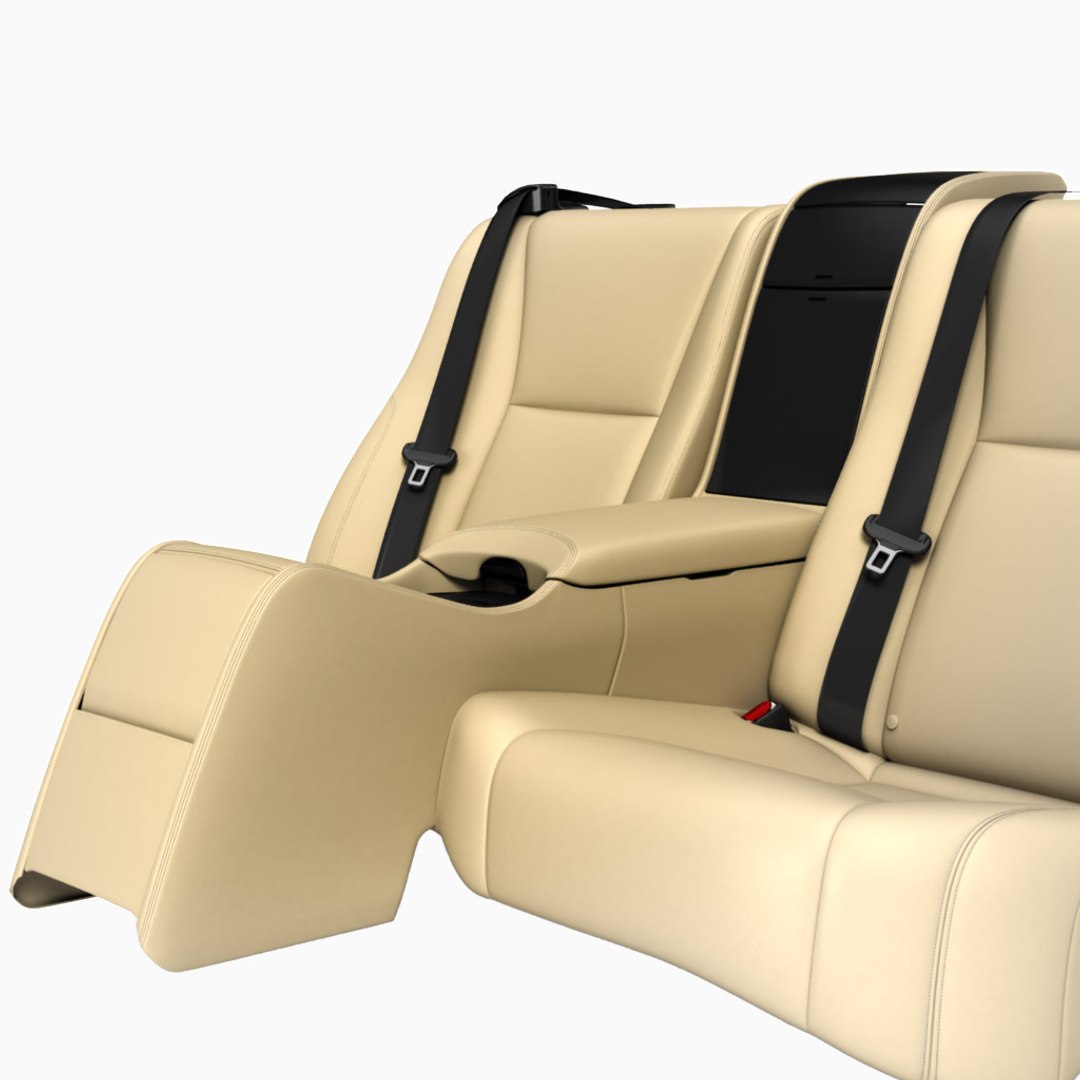 3d Model Car Seat Rear
