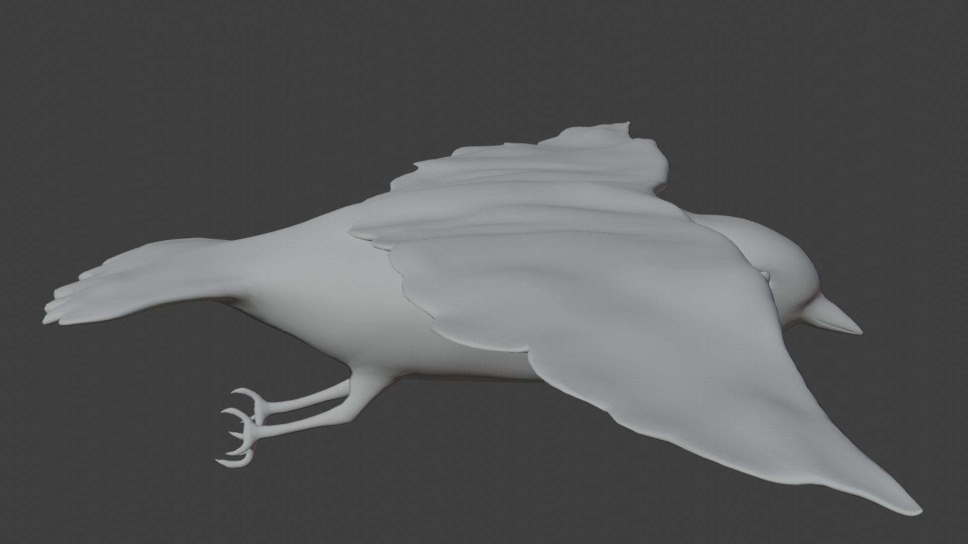 Rigged flying bird 3D model - TurboSquid 1685005