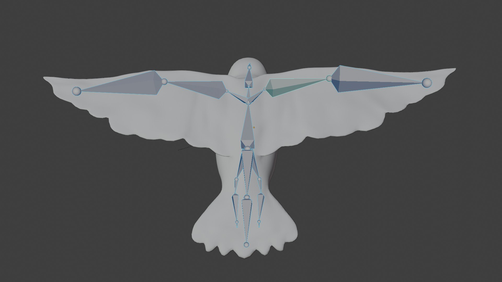 Rigged flying bird 3D model - TurboSquid 1685005