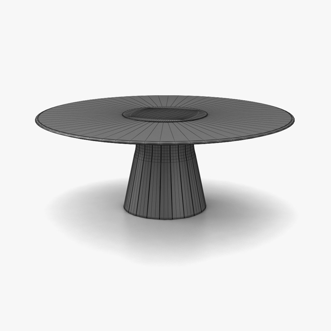 Andreu World Reverse Wood Table 3D - TurboSquid 1998115