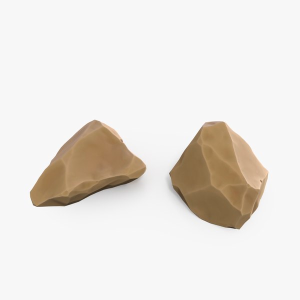 modèle 3D de Roche jaune du désert stylisée V4 - TurboSquid 2156253