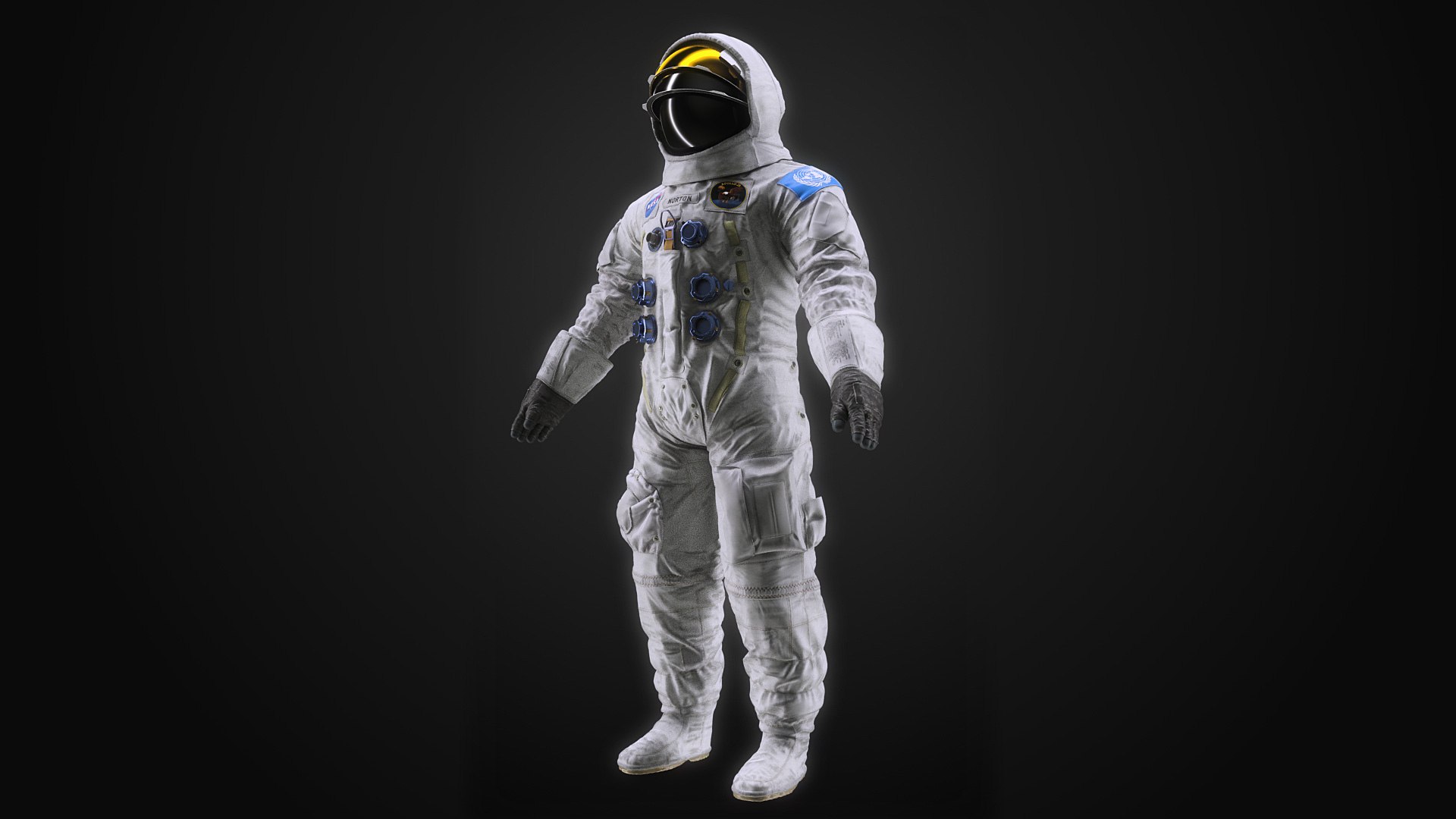 3D Spacesuit Apollo Suit - TurboSquid 1151455