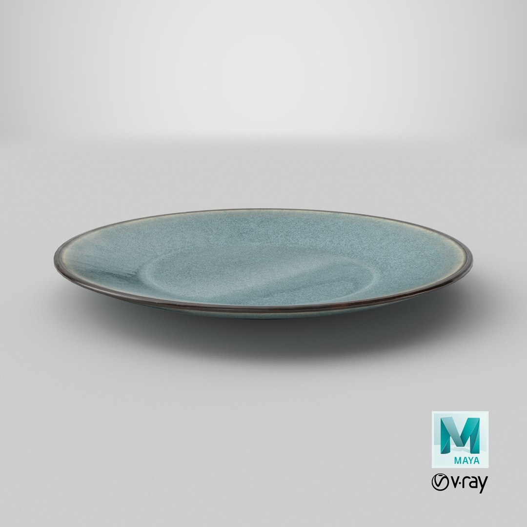 Colored Ceramic Plate 3D Model - TurboSquid 2133510