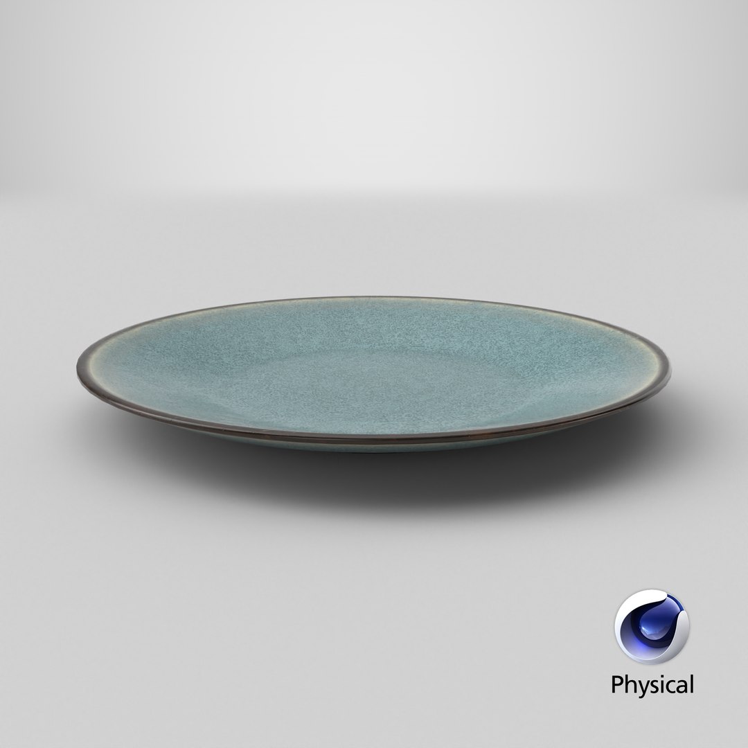 Colored Ceramic Plate 3D Model - TurboSquid 2133510