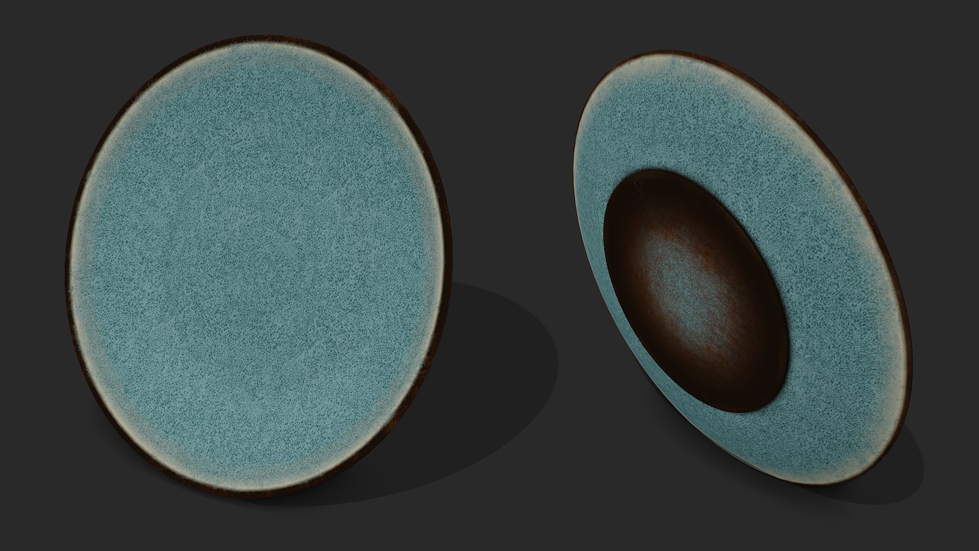 Colored Ceramic Plate 3D Model - TurboSquid 2133510