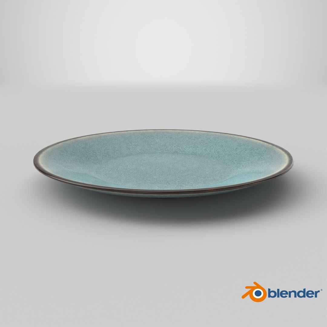 Colored Ceramic Plate 3D Model - TurboSquid 2133510